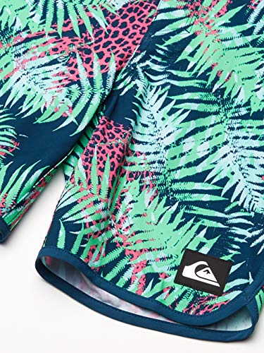 Quiksilver Boys' Highline CAMOCAT Youth 17 Boardshort Swim Trunk, Majolica Blue, 29