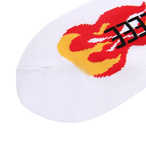 Socky New HypeBeast Sneakerhead CPFM Stop Go Pattern Ye Must Be Born I See Ghosts Unisex Soft Crew Sport Socks White Color CZ2670-001
