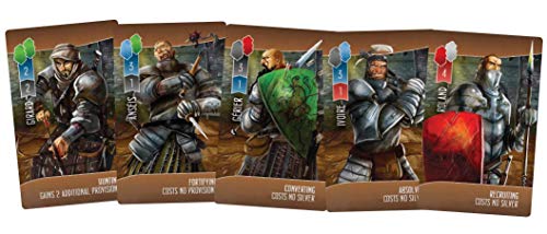 Paladins of The West Kingdom Strategy Board Game, 1-4 Players, Ages 12 and Up, 90-120 Min Play Time, Most Victory Points Win, Build Outposts, Fortifications, Commission Monks, & Confront Outsiders