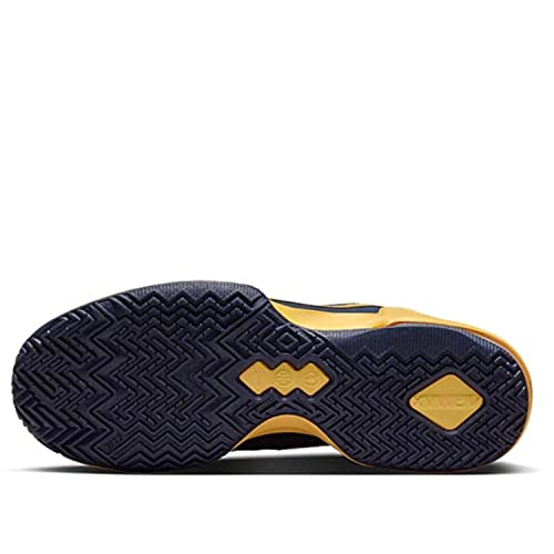 Nike Unisex Air Max Impact 4 - Lace Up Mesh Style Basketball Shoe - Navy Gold 11