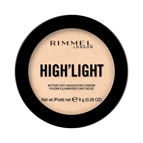 Rimmel London High'Light - 001 Stardust - Highlighter, Weightless Texture, Buttery-Soft Formula, Buildable, 0.28oz