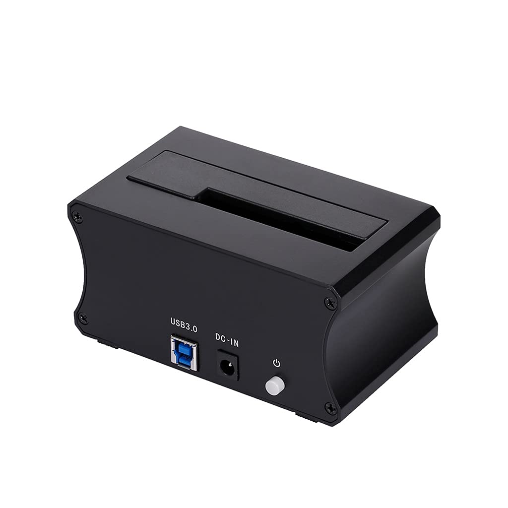 ZSEDP USB3.0 Hard Drive Docking Station 2.5/3.5'' SATA HDD/SSD High Speed Aluminum Alloy HDD Enclosure Card Reader