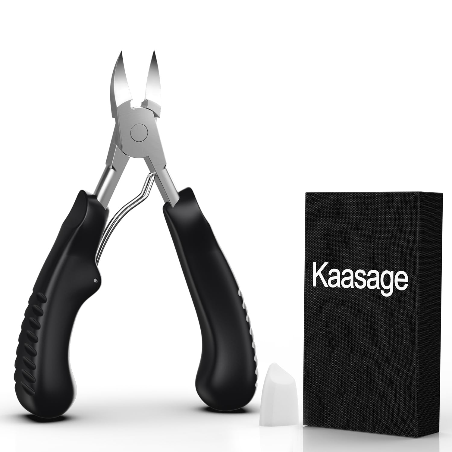 Nail Clippers for Thick & Ingrown Toenails - Sharp Curved Blade & Non-Slip Handle -Toenail Clippers for Men, Women, and Seniors - Professional Heavy-Duty Pedicure Tool Gift