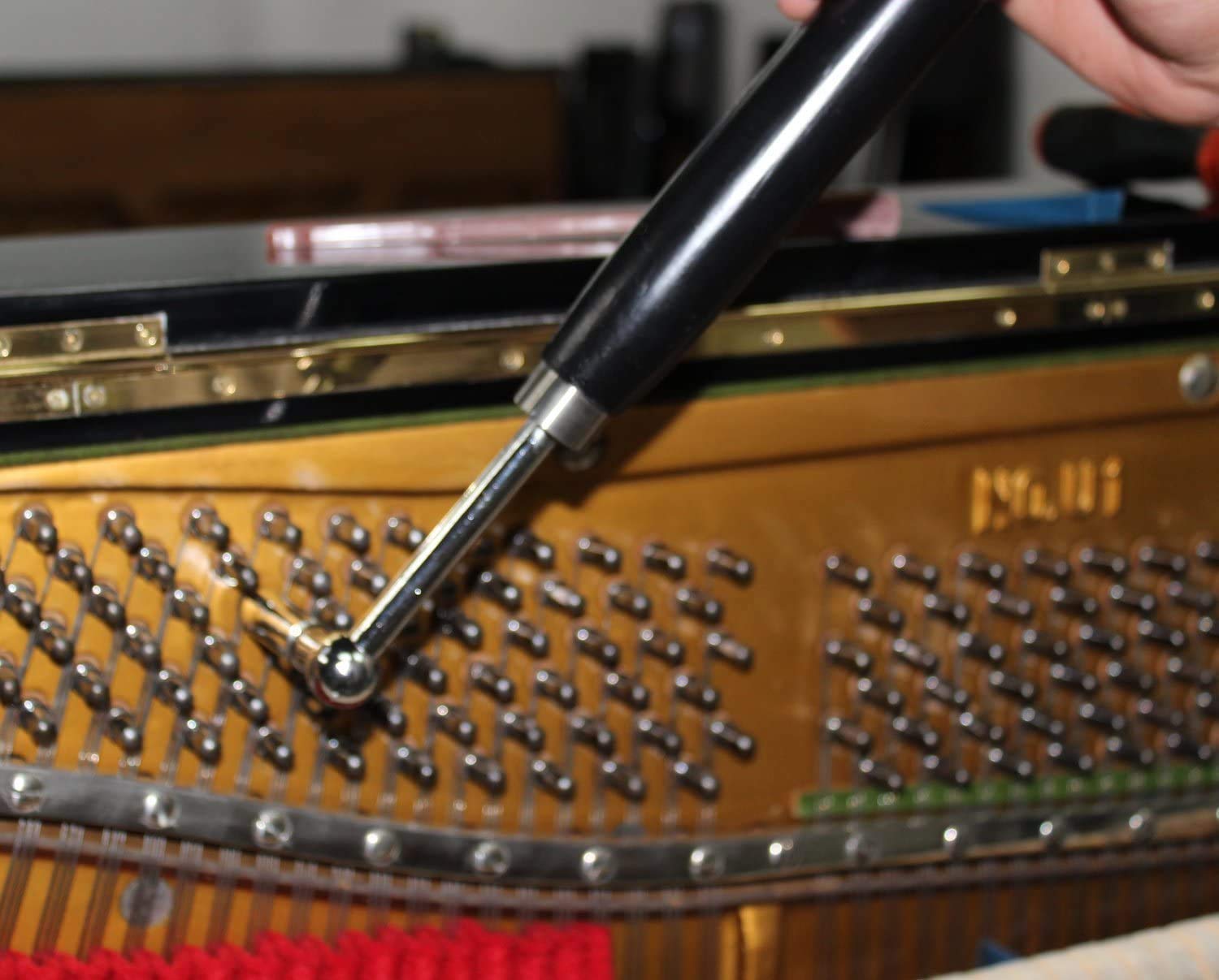 MiriamSong Piano Tuning Tuner Kit-The Best Tuner Set Including Universal Star Head Hammer, Mute tools, Felt Temperament Strip and Case