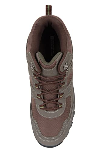 Mountain Warehouse Mcleod Mens Outdoor Walking Boots Brown 9 M US Men
