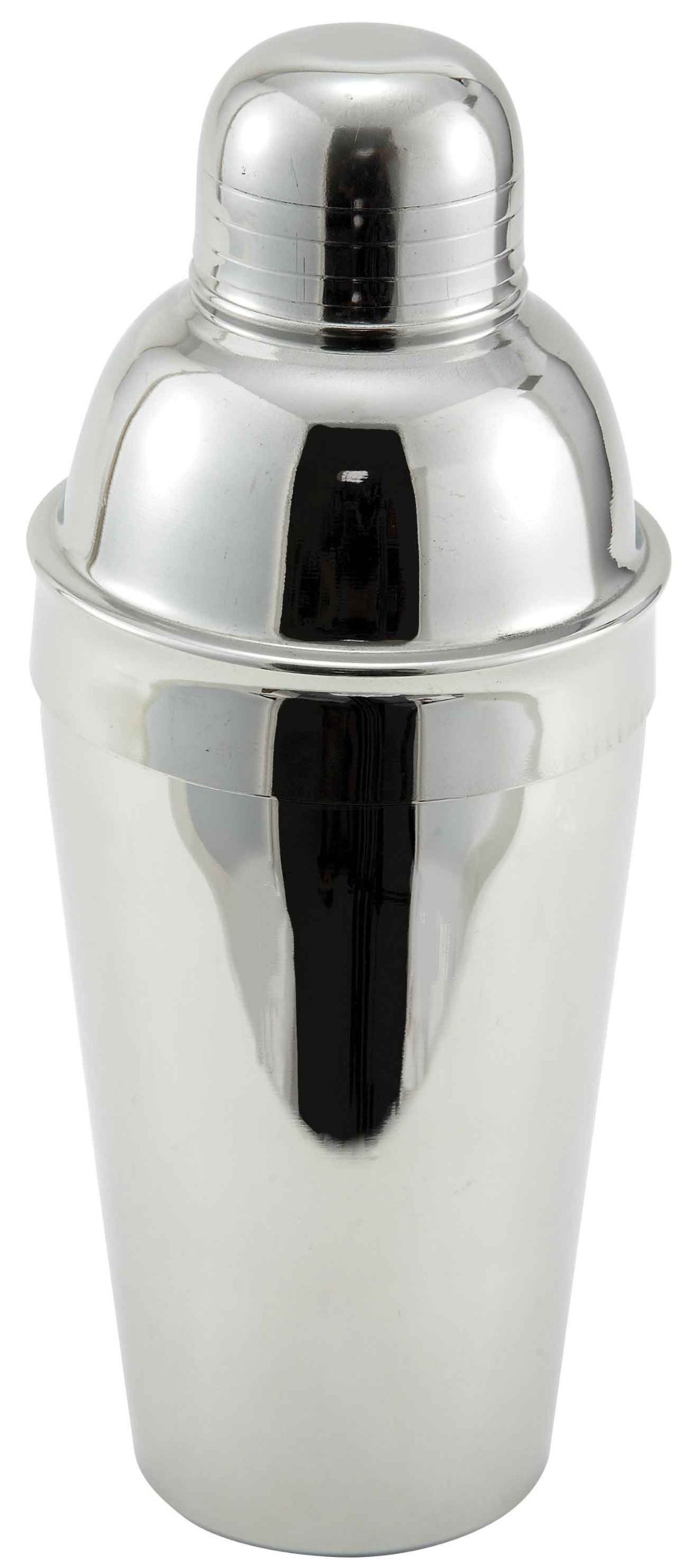 Winco Stainless Steel 3-Piece Cocktail Shaker Set, 16-Ounce