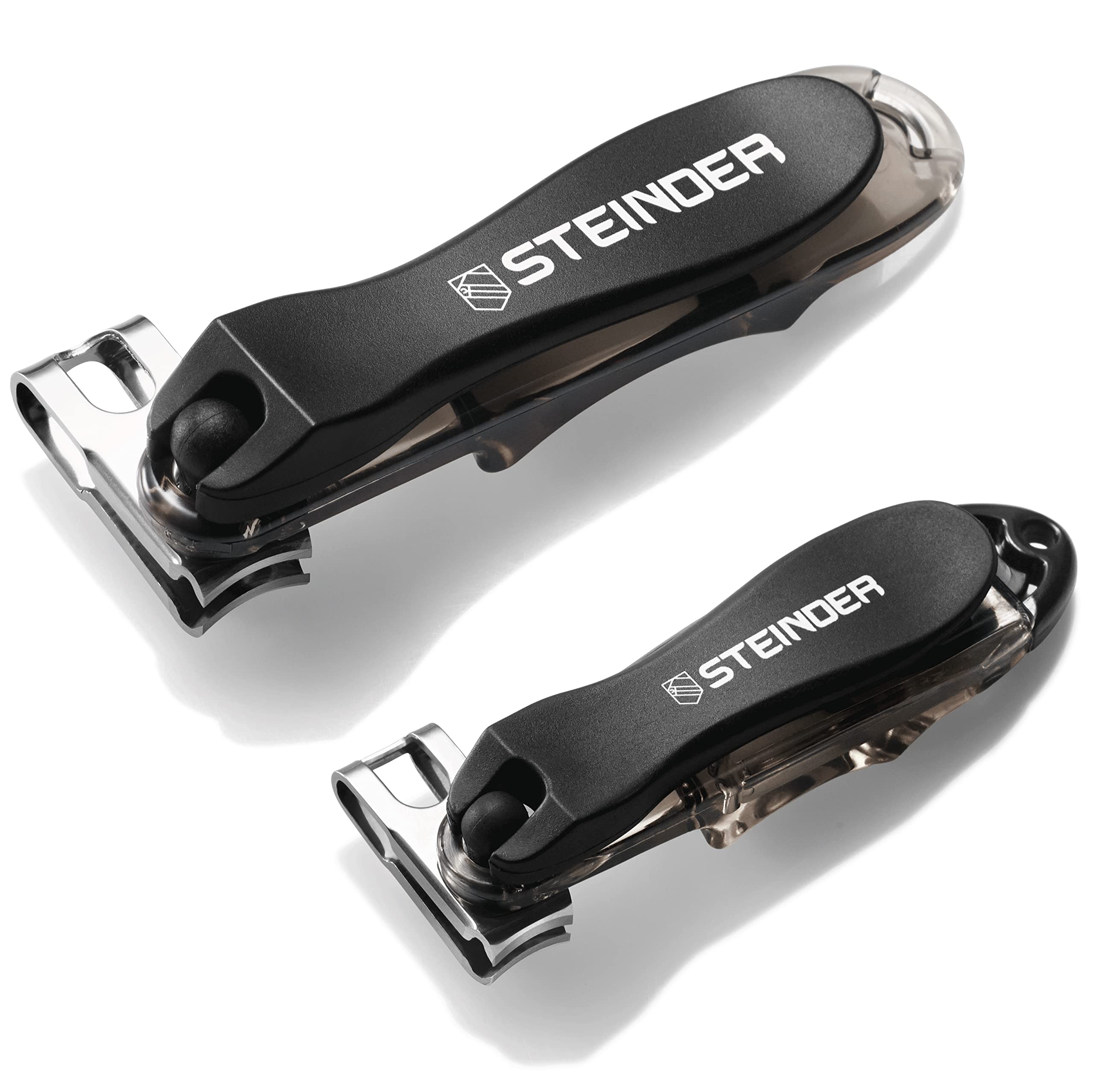 Nail Clippers, SteinderÂź Easy 360 Rotation Nail Clippers SET Made in Korea/cortauñas cortaĂșñas de manos y pies/Gift for Men & Women Convenient Senior for Thick Toe nail.