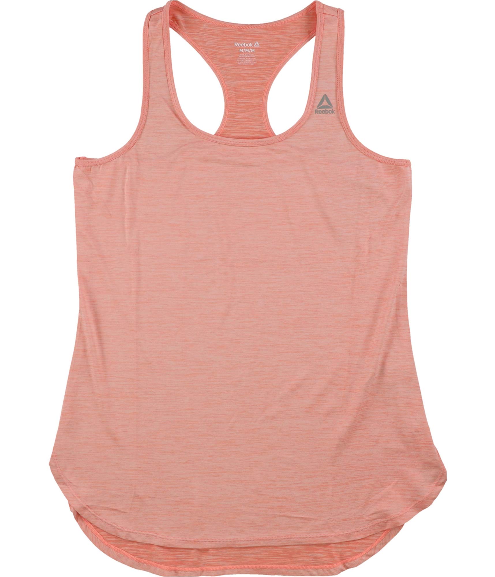 Reebok Womens Singlet Racerback Tank Top, Orange, Medium