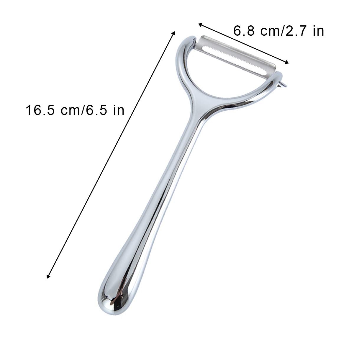 Peeler, Multi-functional Stainless Steel Peeler, Sharp and Durable Y-shaped Fruit Peeler, High-end Distinguished, Suitable for Peeling Potatoes, Carrots and All Types of Vegetables and Fruits