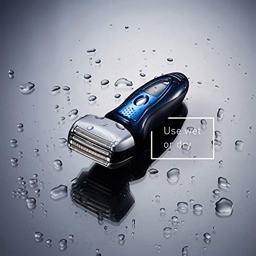 Panasonic Arc4 Electric Razor for Men with Pop-Up Beard Trimmer, 4-Blade Foil Cutting System, Flexible Pivoting Head, Hypoallergenic, Wet/Dry Electric Shaver – ES8243AA