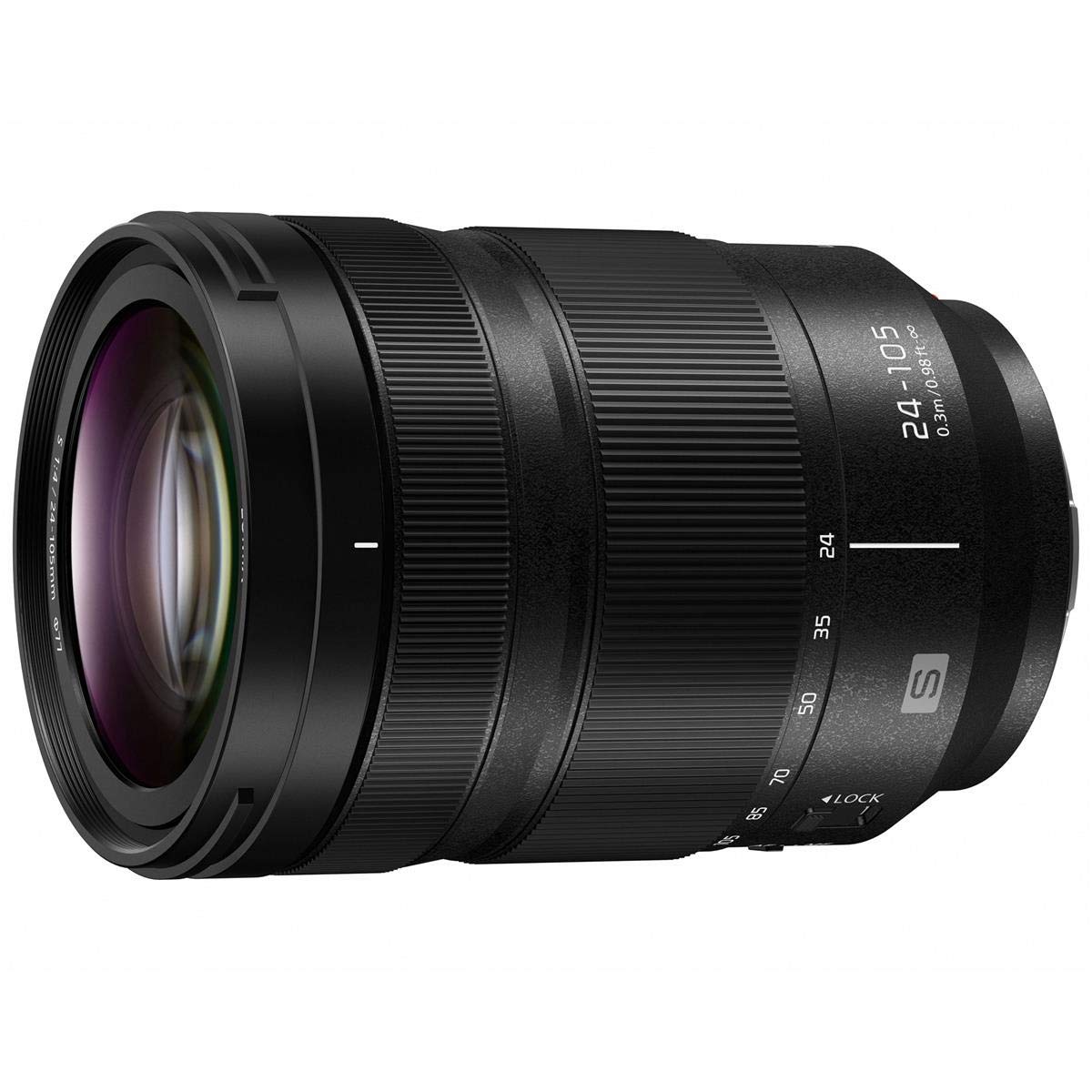 Panasonic LUMIX S 24-105mm F4 Lens, Full-Frame L Mount, Optical Image Stabilizer and Rugged Dust/Splash/Freeze-Resistant S-R24105 (USA), Black
