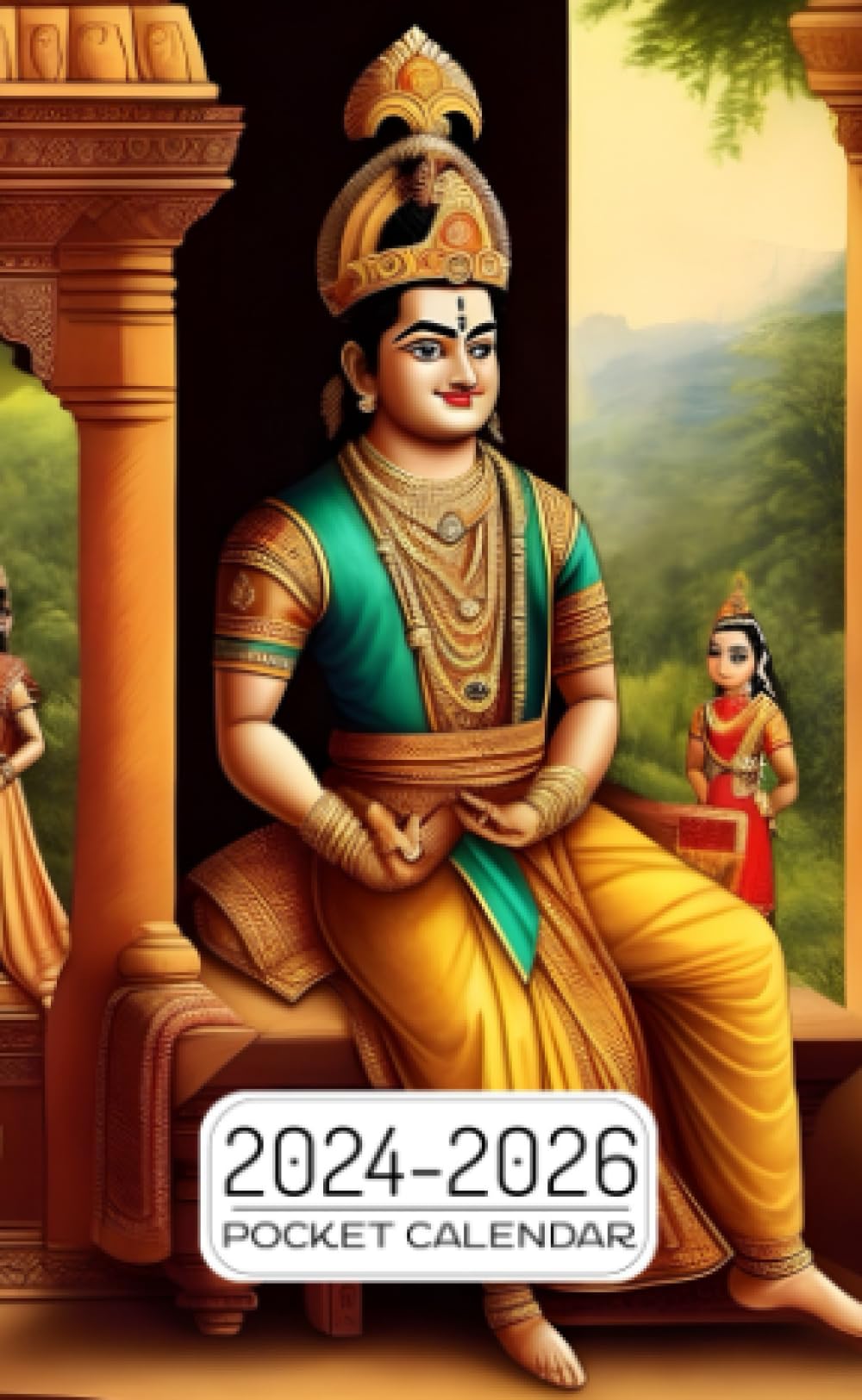 Pocket Calendar 2024-2026: Two-Year Monthly Planner for Purse , 36 Months from January 2024 to December 2026 | 15th century | King Ashokvardha | ... Indian dress | Children story book