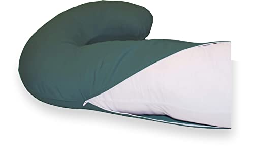 New Microfiber Zippered Replacement Maternity Body Pillow Cover (Green)