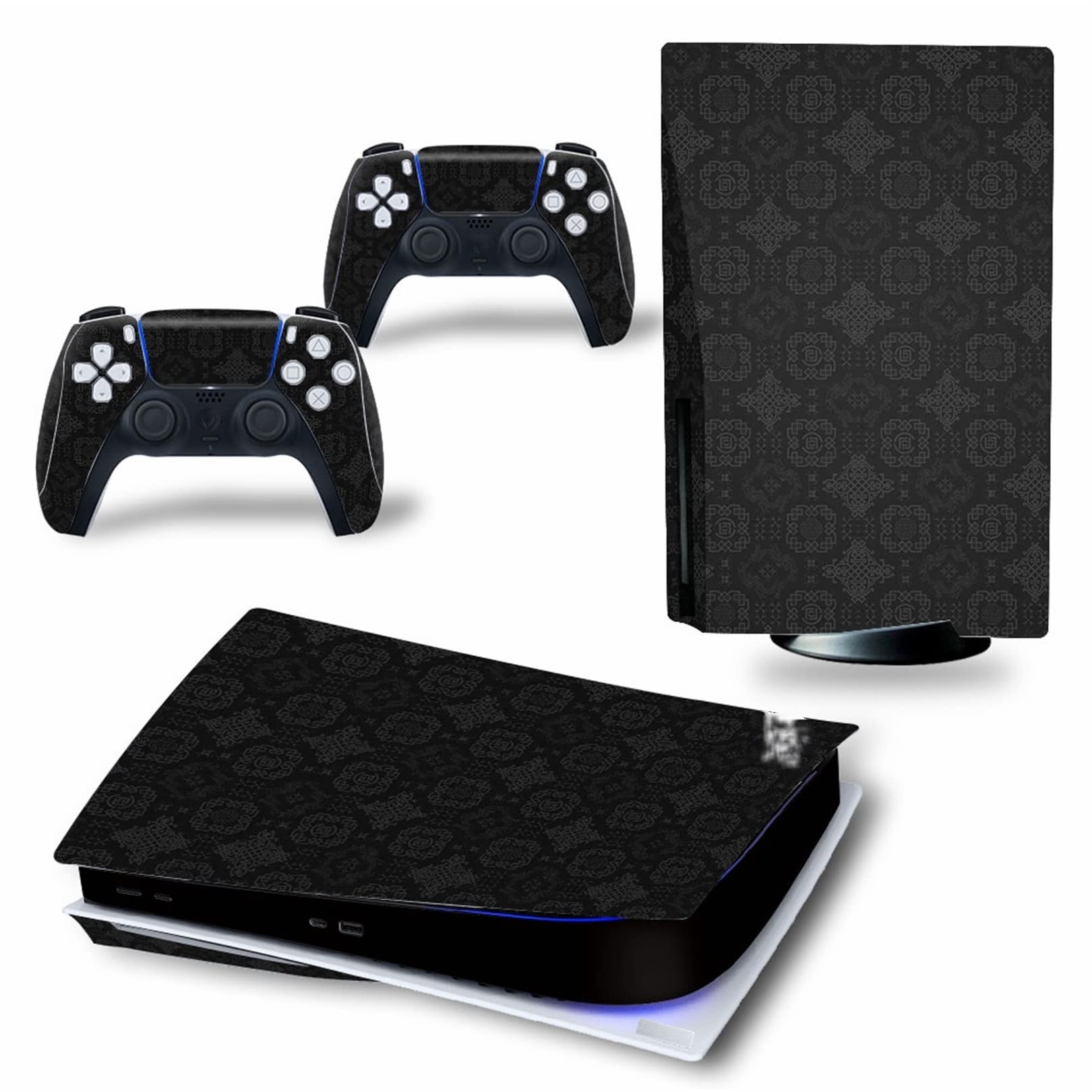 WREXIL LEEWEE for PS5 Skin Disc Edition & Digital Edition Console and Controller Vinyl Cover Skins Wraps Scratch Resistant, Compatible with for PS5 522790 No Foaming (Size : Disc Version)