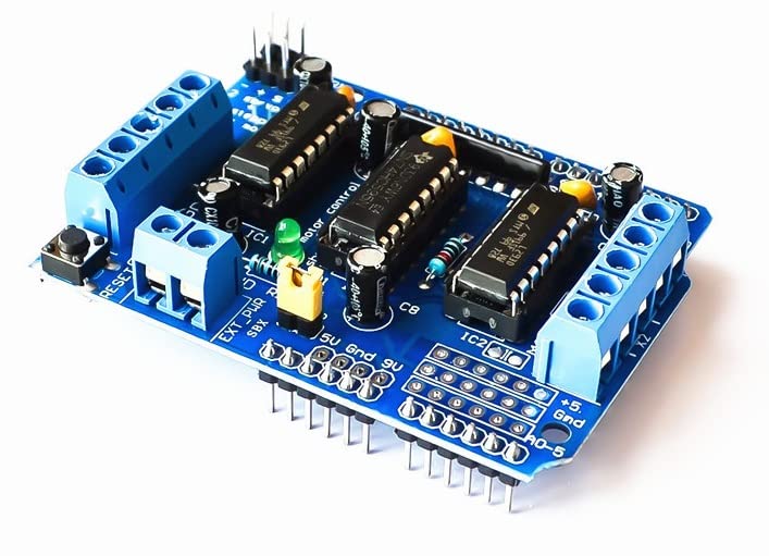 WWZMDiB L293D DC Motor Drive Shield Expansion Board Compatible with Duemilanove R3 AVR