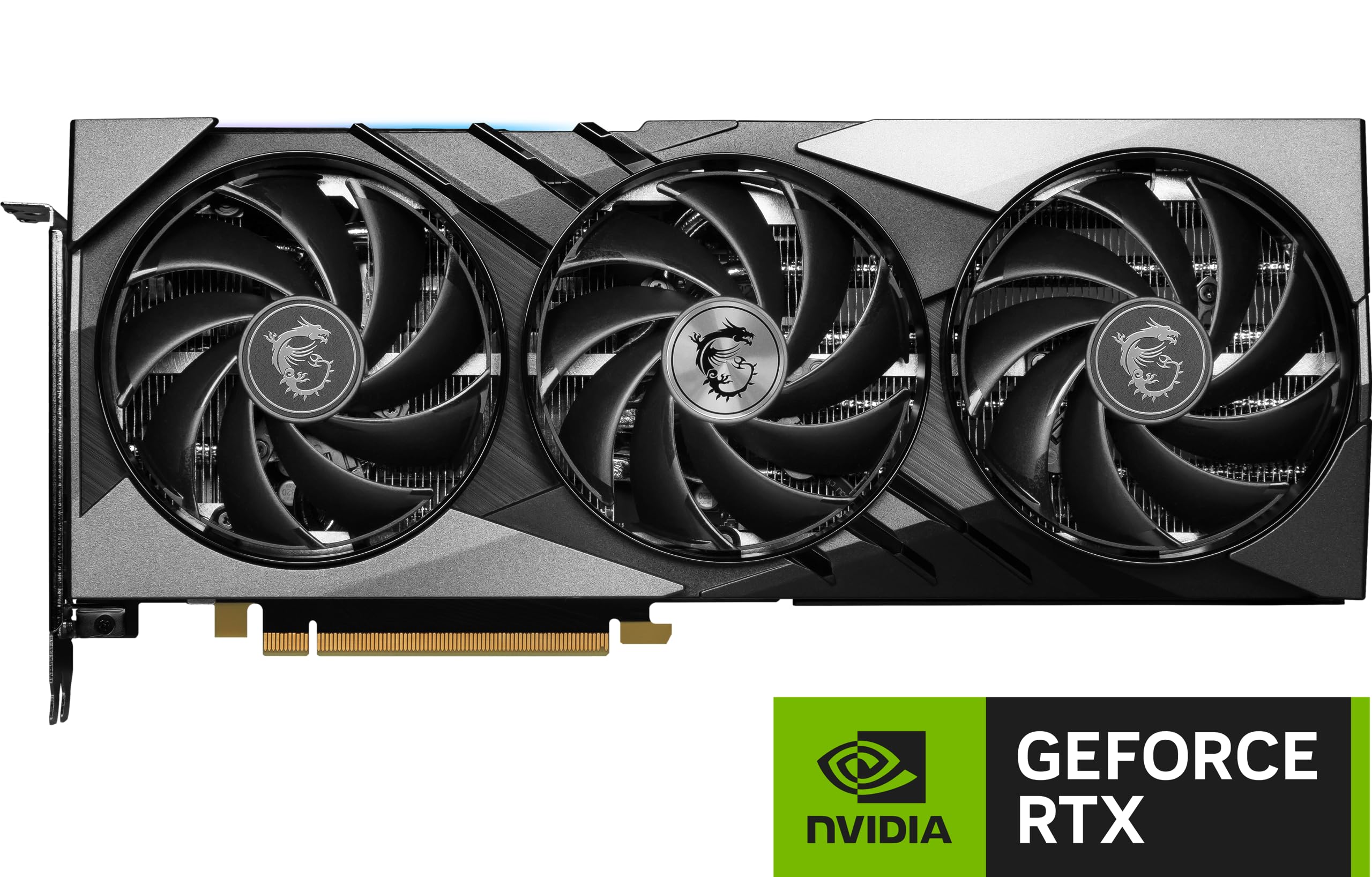MSI Gaming GeForce RTX 4070 Ti 12GB GDRR6X 192-Bit HDMI/DP Nvlink Tri-Frozr 3 Ada Lovelace Architecture Graphics Card (RTX 4070 Ti Gaming X Slim 12G), Black