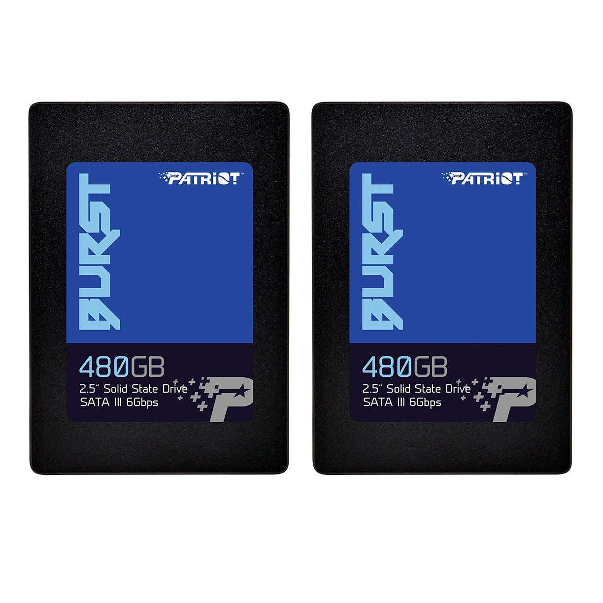 Patriot Burst SSD 960GB SATA III Internal Solid State Drive 2.5" - Retail 2 Pack PBU960GS25SSD2