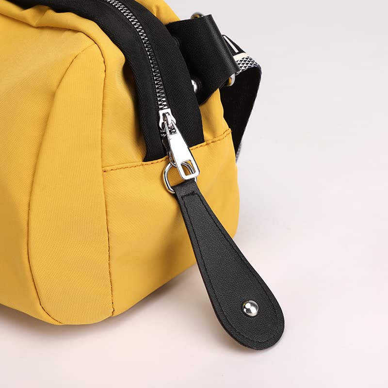 Women Waterproof Shell Small Shoulder Bag Crossbody Bag Oxford Handbags Wide Strap Handbags Purses (RED)