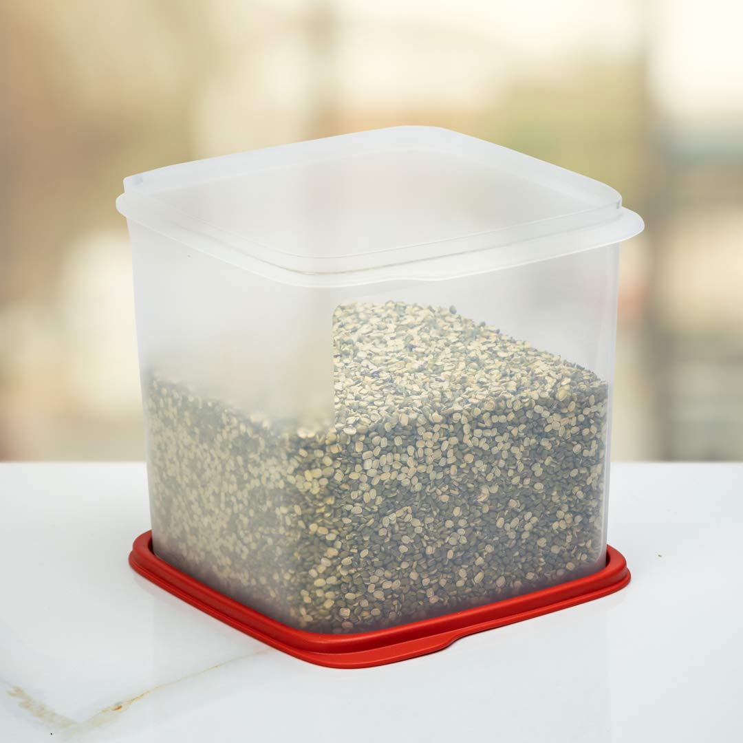 Tupperware Square Smart Saver Container, 3.9 Litres, Color May Vary