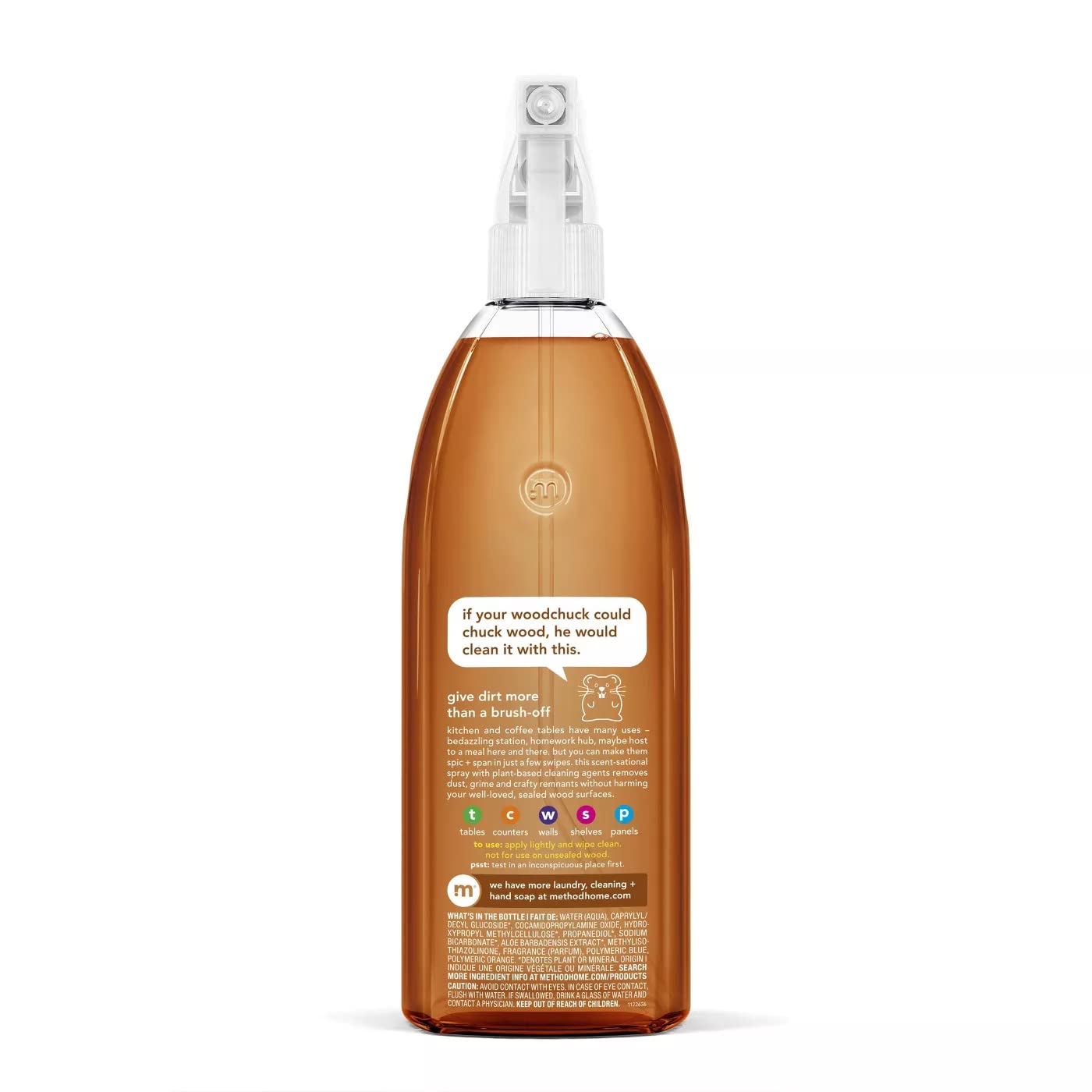 Method Almond Daily Wood Cleaner 28 Fl Oz
