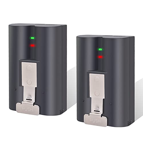 Rechargeable Lithium-Ion V4 Battery for Ring-Doorbell Camera 1/2/3/4, Upgraded Battery Compatible with Video Doorbell and Spotlight Cam Solar Stick Up Camera (2nd & 3rd Gen) 3.65V 6040mAh (2-Pack)