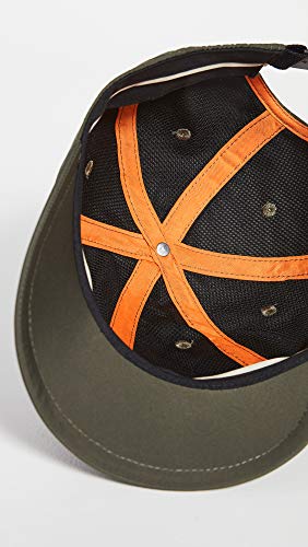 rag & bone Men's Addison Baseball Cap, Olive Night, Green, One Size