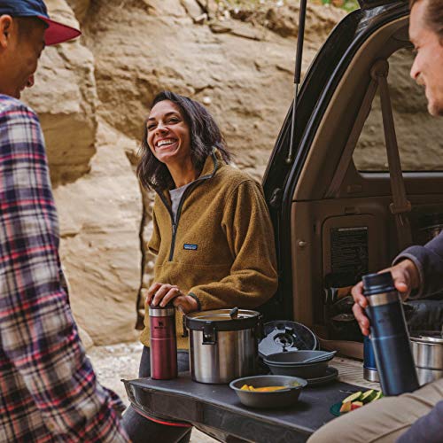 STANLEY Trigger Action Travel Mug 0.47L Hammertone Green β Keeps Hot for 7 Hours - BPA-free Stainless Steel Thermos Travel Mug for Hot Drinks - Leakproof Reusable Coffee Cups