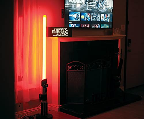 Robe Factory Star Wars Darth Vader Lightsaber Standing Lamp | 5 Feet Tall