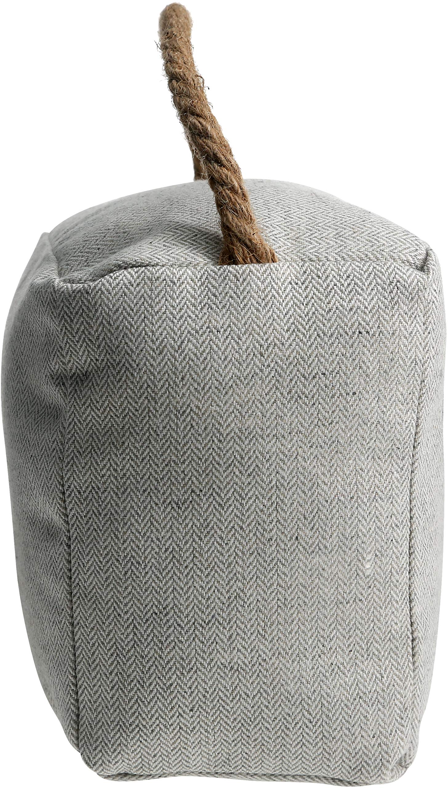Pavilion Gift Company Gray Chevron Door Stopper 6 Inch Retired to The Beach, Grey