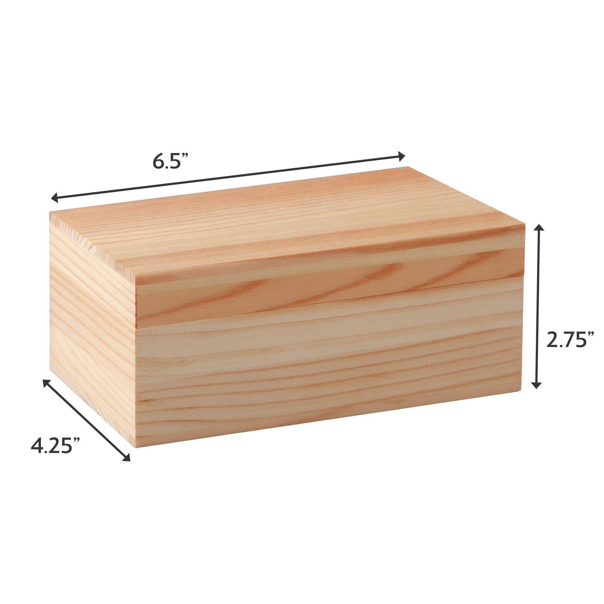 SteepLab Pine Wood stash Box with Rolling Tray β Handmade Small Solid Wood Storage Box β Great for Discreet Storage of Accessories (Edged Natural)