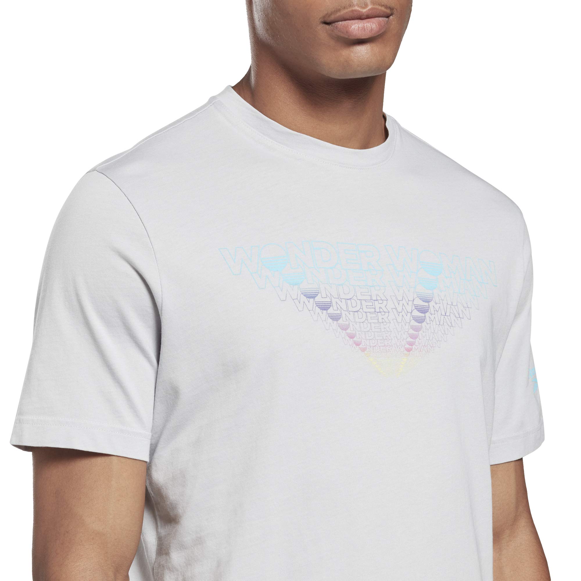 Reebok Wonder Woman T-Shirt, Pure Grey, L