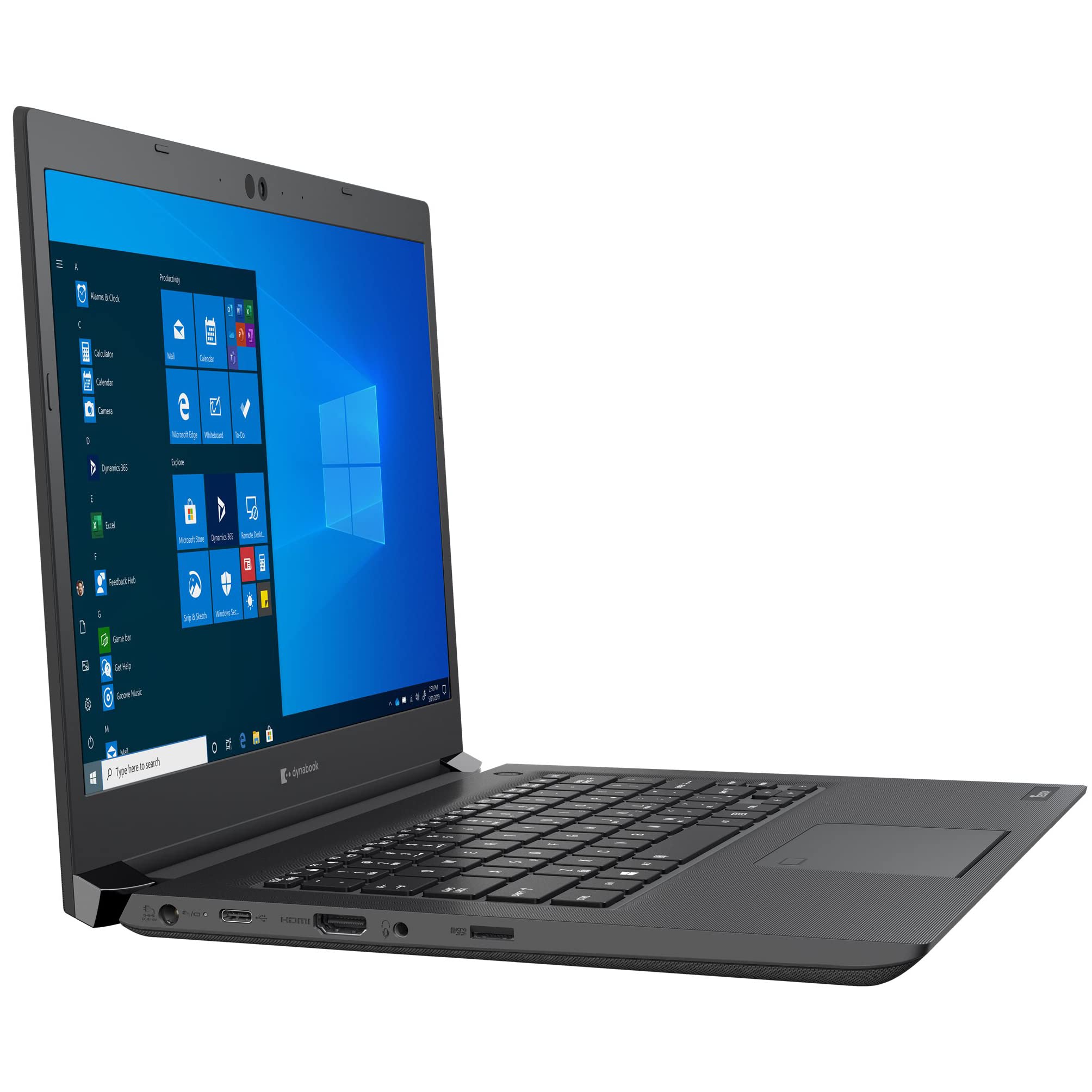 Toshiba Dynabook Tecra A40-G 14" Business Laptop Computer, Celeron 5205U Processor 1.9GHz, 16GB DDR4 RAM, 1TB PCIe SSD, WiFi 6, Bluetooth, Type-C, HDMI, Windows 10 Pro Education, 64GB Flash Drive