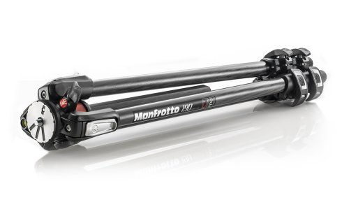 Manfrotto 190XPRO Carbon Fiber 3-Section Tripod (MT190CXPRO3),Black