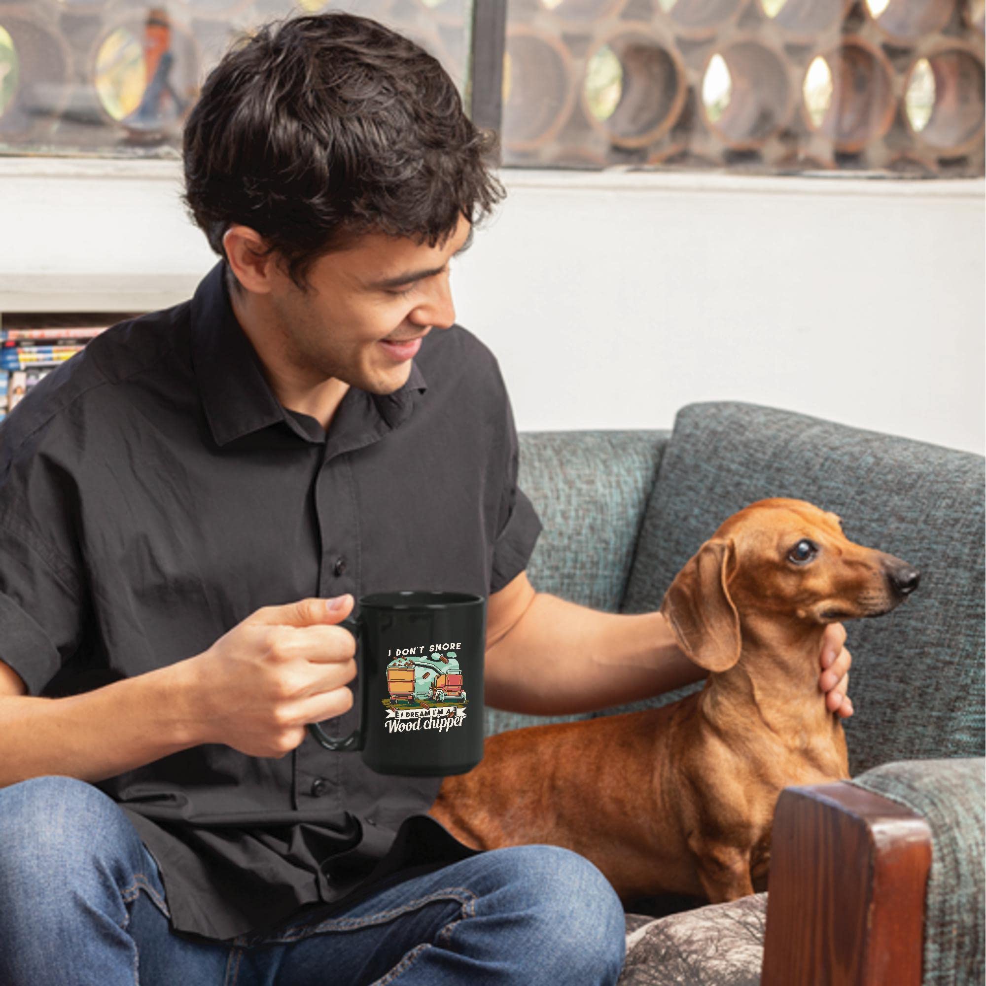 Men s Wood Chipper Inspired Gift The perfect gift for DIY enthusiasts and tools lovers 11oz 15oz Black Coffee Mug