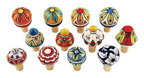 TRUE FABRICATIONS Country Cottage Assrtd Ceramic Stoppers, 1 EA