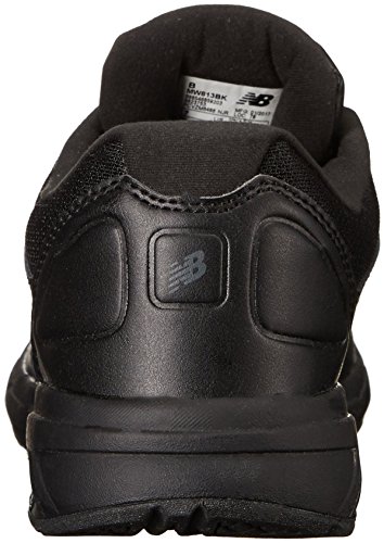 New Balance Men's 813 V1 Lace-Up Walking Shoe, Black/Black, 13 XW US