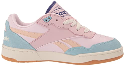 Reebok Women's BB 4000 II Basketball Shoe, Pixel Pink/Vintage Chalk/Blue Pearl, 6 Women