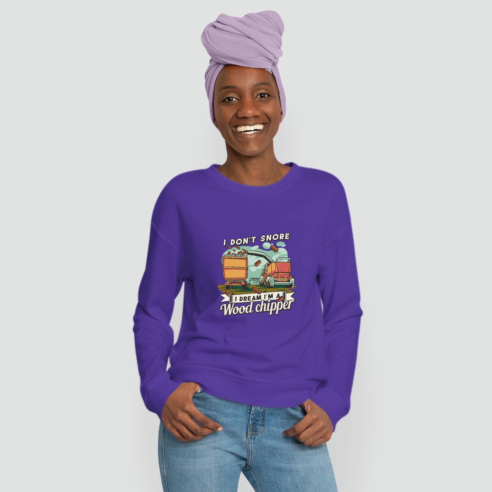 Men Wood Chipper Inspired Gift The perfect gift for DIY enthusiasts and tools lovers Black and Muticolor Unisex Long Sleeve T Shirt