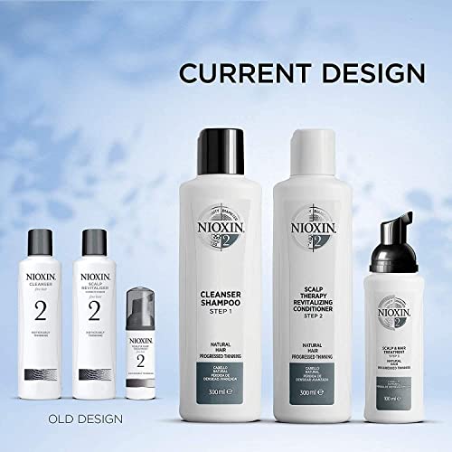 Nioxin Scalp + Hair Thickening System 2 Leave on Treatment, For Natural Hair with Progressed Thinning, 6.8 oz (Packaging May Vary)