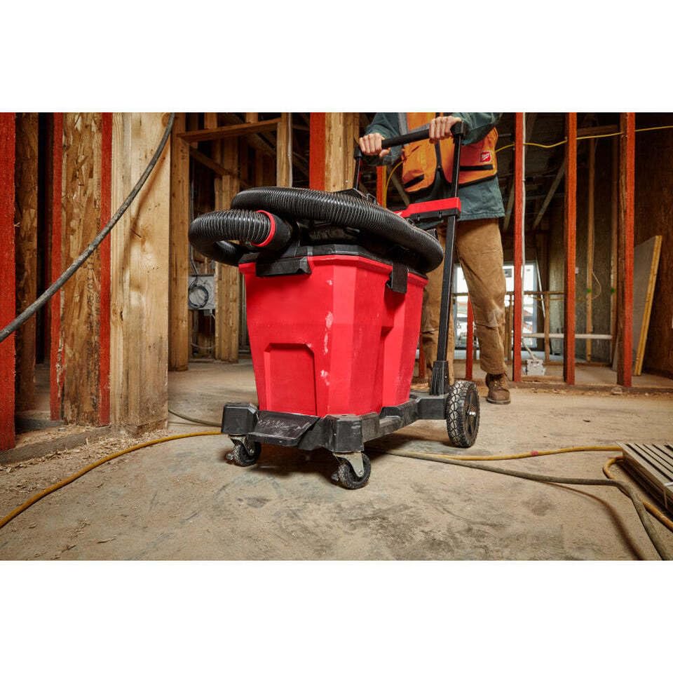 Milwookee Fits Milwaukee 0933-20 Premium Wet/Dry Vacuum Cart,Rolling Tool Box,Tool Box with Wheels,Dolly cart, Red