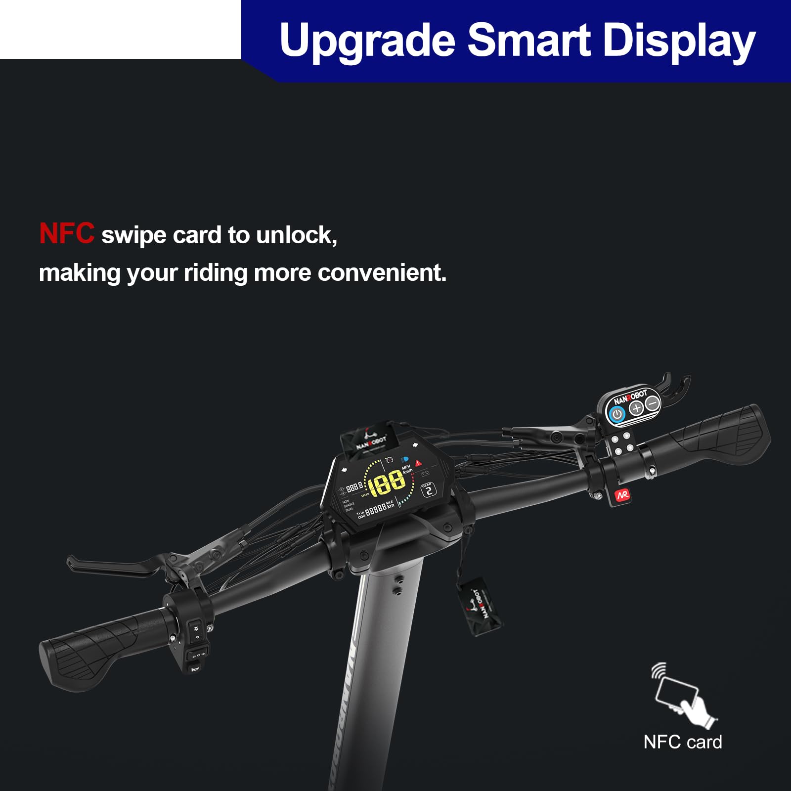NANROBOT LS7+ Scooter Electric for Adults, 3000W*2 Motor 11" Pneumatic Tires Up to 81 Miles & 74.5MPH Quick-Release Folding, Electric Scooter Adults Dual Braking System