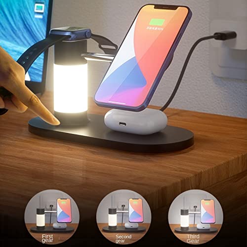 YLYAJY 4 in 1 Charger for Fast Charger Stand Phone Charger Night Light (Color : D)