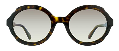 Prada PR17US 3913D0 Black PR17US Oval Sunglasses Lens Category 2 Size 53mm