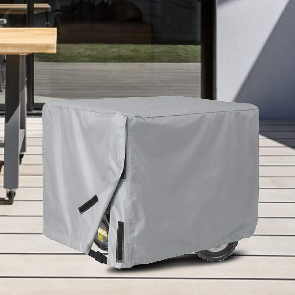 Yunnyp 35 x 26 x 28in Generator Cover with Storage Bag Waterproof Dust-proof Cover for Universal Portable Generators