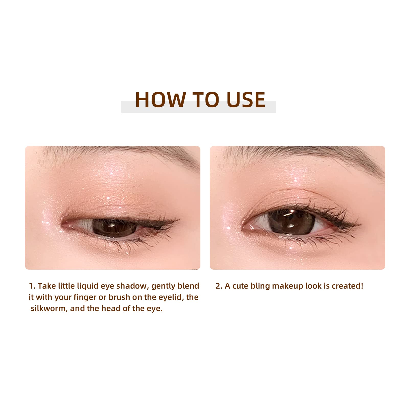 YMH BEAUTE Liquid Glitter Eyeshadow, Pigmented, Long Lasting, Quick Drying, Easy to Apply, Loose Glitter Glue for Eye Crystals Makeup (Purple - Green 05)
