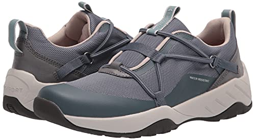 Rockport Women's XCS Spruce Peak Slip On Walking Shoe, Blue Water Resistant, 8.5