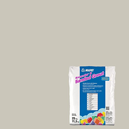 MAPEI Keracolor S Alabaster Cementitious Sanded Powder Grout - 25LB Bag