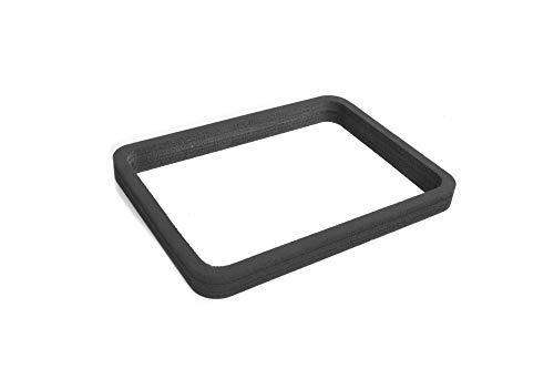 Polar Whale 2 Polished Mirrored Bottom Vanity Organizer Trays for Home Bedroom Bathroom Perfume Jewelry Makeup Storage Stand Washable Durable Black Foam with Heavy Metal Mirror Large 12 x 9 Inches