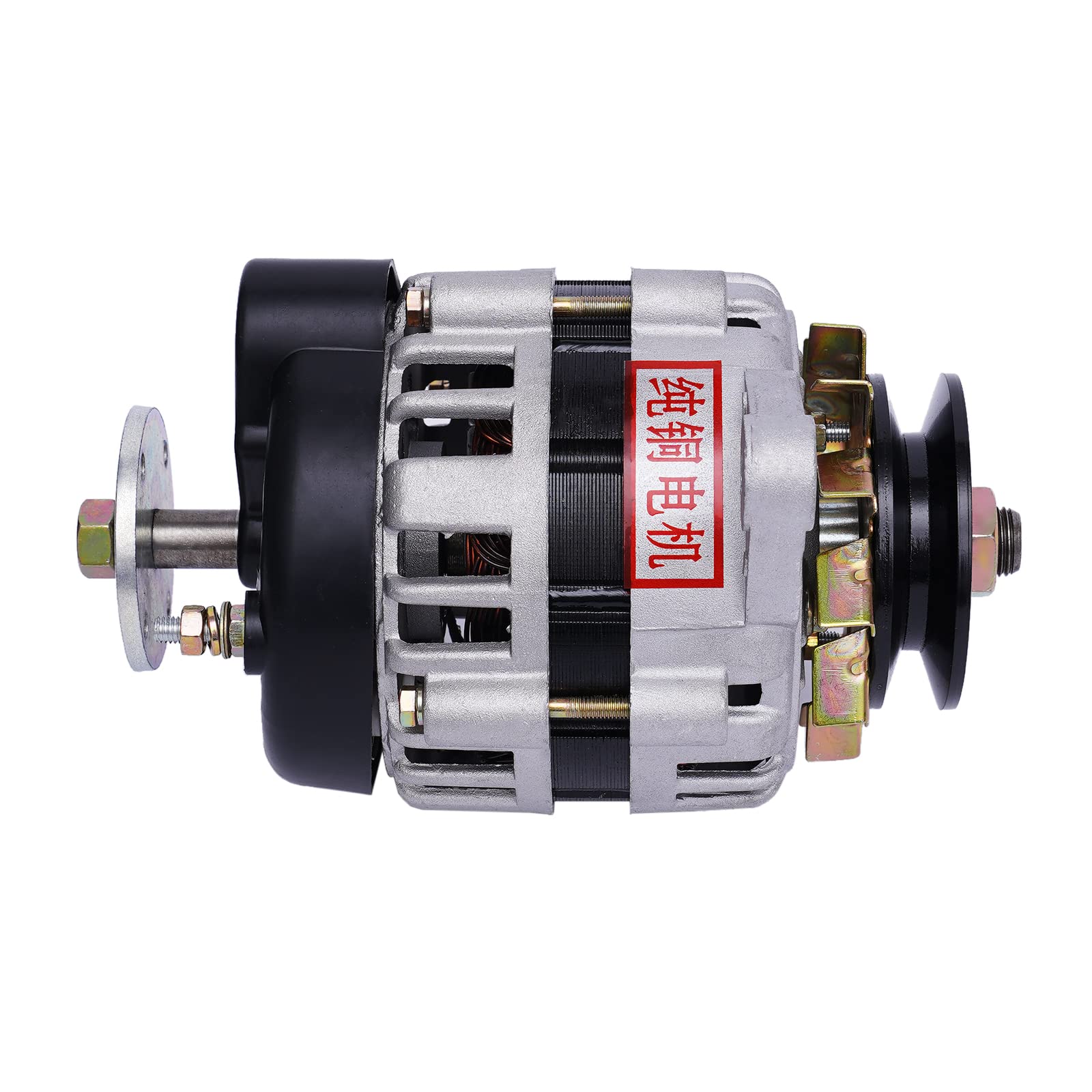 Permanent Magnet Synchronous Generator, 2000W 12V PMA Low Rpm Alternator Two Wheel Generator DC Generator 4000 rpm