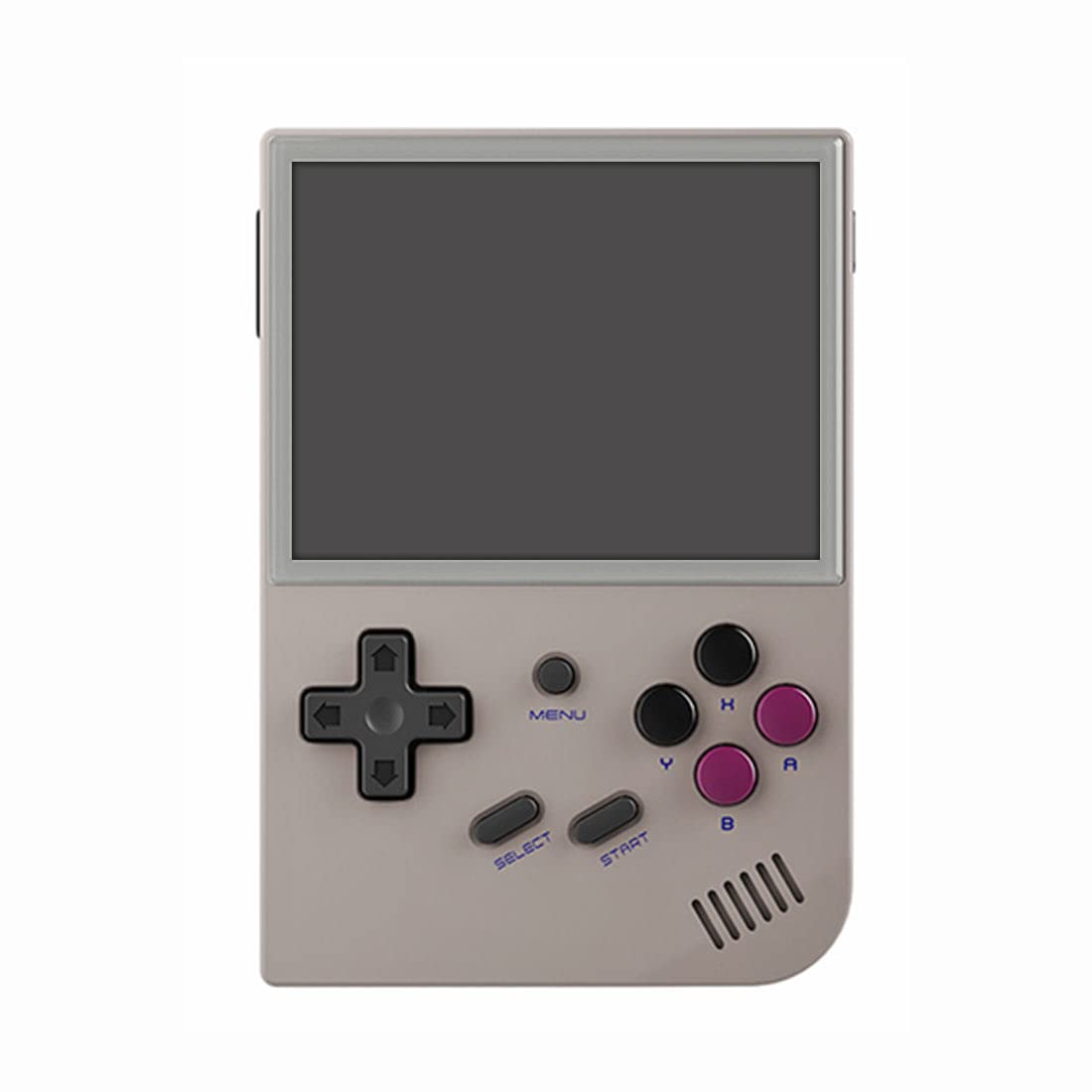 Wuba RG35XX Handheld Game Console, 64G 3.5-Inch Portable Mini Handheld Game Console with 5000 Games, Gift Birthday Presents for Kids & Adults (Gray)